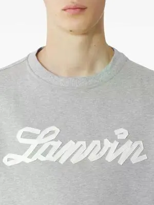 LANVIN Logo-detail Crew-neck Sweatshirt