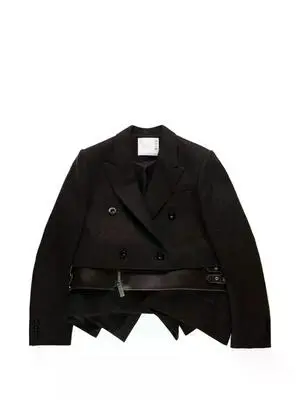 Sacai Wool Jacket - Brown