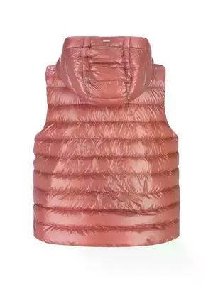 Herno Hooded Down Gilet - Pink