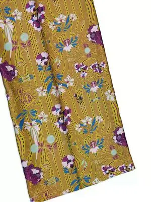 PAULA Sonia Floral-print Trousers - Brown