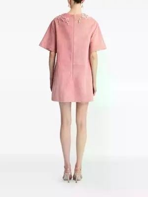 Oscar De La Renta Crystal-embellished Mini Dress