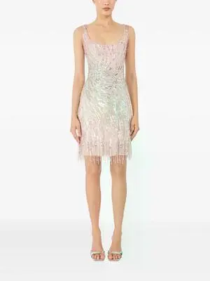 Jenny Packham Sequin-embellished Mini Dress - Pink