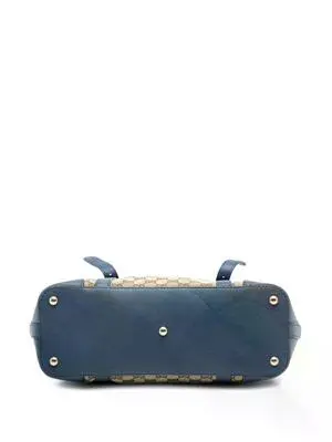 Gucci Gg Canvas Convertible Tote Satchel - Brown