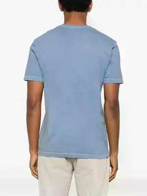 JAMES PERSE Crew-neck Short-sleeved T-shirt - Blue