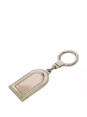 LOUIS VUITTON 2000-2025 Metal Luggage Tag Key Holder - Silver