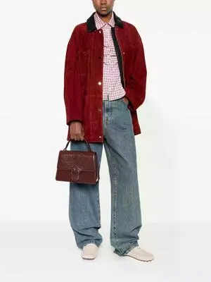 Pinko Love One Logo-plaque Tote Bag - Red