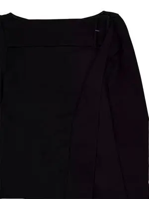 COURREGES Buckled Long-sleeve Maxi Dress