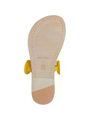 Bernardo New Moon Round-toe Sandals - Yellow