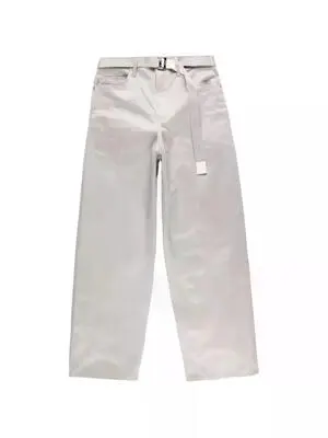 Sacai Belted Chino Trousers - Grey