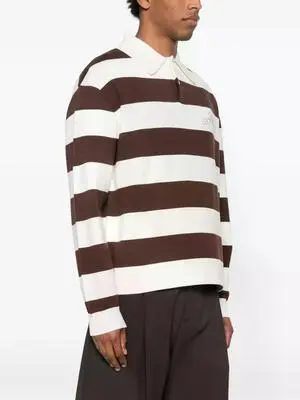 Axel Arigato Rey Striped Logo Polo Shirt