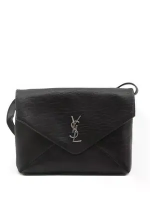 Saint Laurent Cassandre Metal Envelope Messenger Bag
