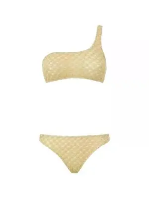 Missoni One-shoulder Bikini - Gold