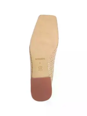 Bernardo Porto Woven Mules - Neutrals