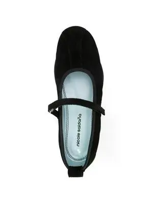 NICOLE SALDANA Sophie 2 Ballerina Flats - Black