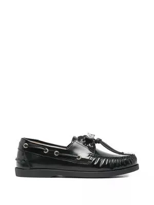 Toga Silver-tone Hardware Boat Shoes