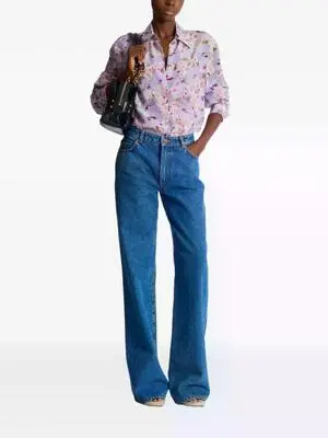 Balmain Floral Print Shirt