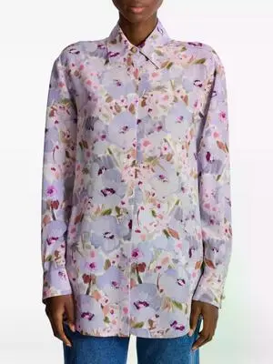 Balmain Floral Print Shirt