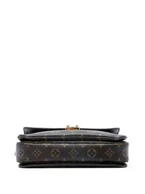 LOUIS VUITTON 2017 Monogram Pochette Metis Satchel - Brown