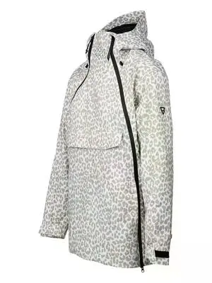 BRUNOTTI Leopard Print Hooded Ski Jacket