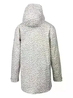 BRUNOTTI Leopard Print Hooded Ski Jacket