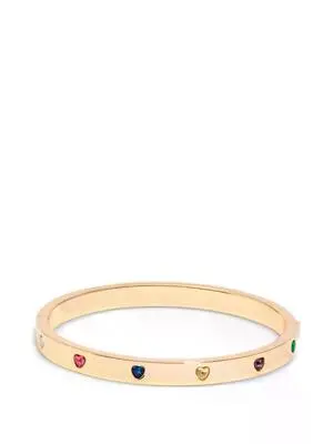 Bimba Y Lola Crystal Heart Bracelet - Pink
