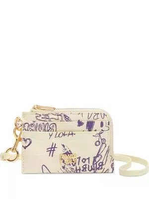 Bimba Y Lola Logo Zip Wallet - Neutrals