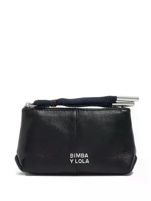 Bimba Y Lola Small Leather Wallet - Black