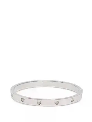 Bimba Y Lola Heart-crystal Bracelet - Silver