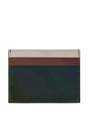 LANVIN Debossed Leather Cardholder