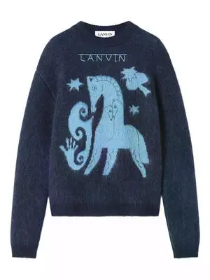 Lanvin Fine Knit Sweaters For Men