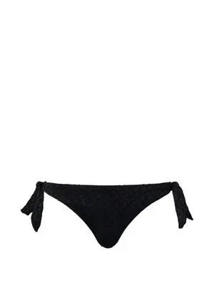 TWINSET Broderie Anglaise Bikini Thong - Black