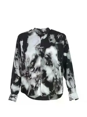 Saint Laurent Tie-dye Button-down Shirt