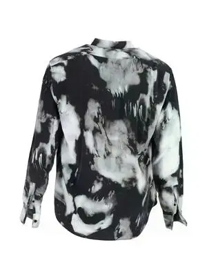 Saint Laurent Tie-dye Button-down Shirt