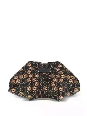 Alexander McQueen Manta Printed Leather Clutch