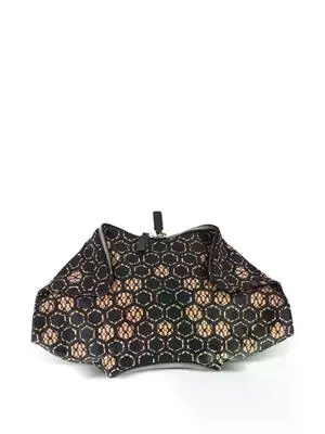 Alexander McQueen Manta Printed Leather Clutch