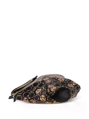 Alexander McQueen Manta Printed Leather Clutch