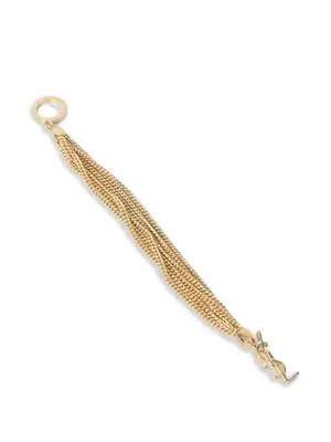 Saint Laurent Chain Cassandre Bracelet - Gold