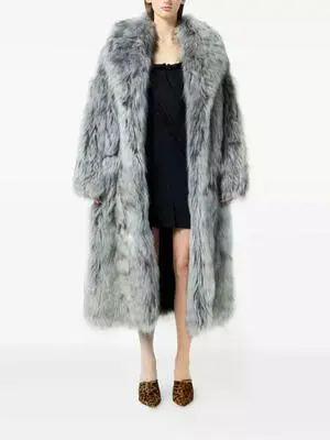 Blumarine Fur Long Coat