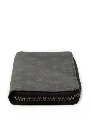 LOUIS VUITTON 2020-2025 Monogram Eclipse Vertical Zippy Wallet Long Wallets - Black