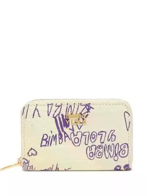Bimba Y Lola Logo Zip Wallet - Neutrals