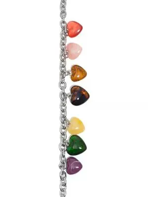 Bimba Y Lola Heart Charm Chain Necklace