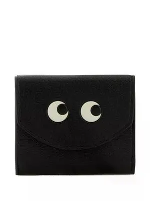 ANYA HINDMARCH Grained-leather Eyes Wallet - Black