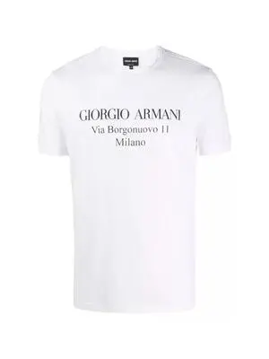 Giorgio Armani Pattern T-shirts For Men