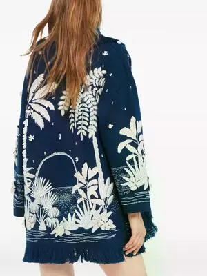 Alanui Postcard From Paradise Cardigan - Blue