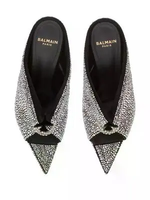 Balmain 95mm Pointed-toe Pumps