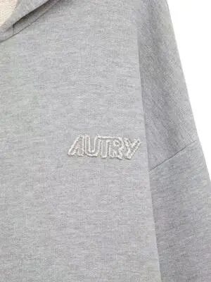 AUTRY Logo-detail Hoodie - Grey