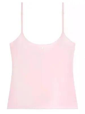 COURREGES Logo Tank Top