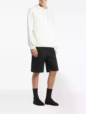 COURREGES Logo-patch Shorts - Neutrals