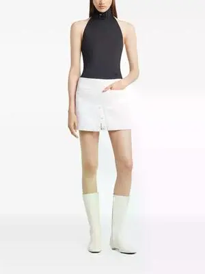 COURREGES Tweed Mini Skirt - White