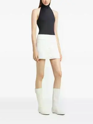 COURREGES Tweed Mini Skirt - White